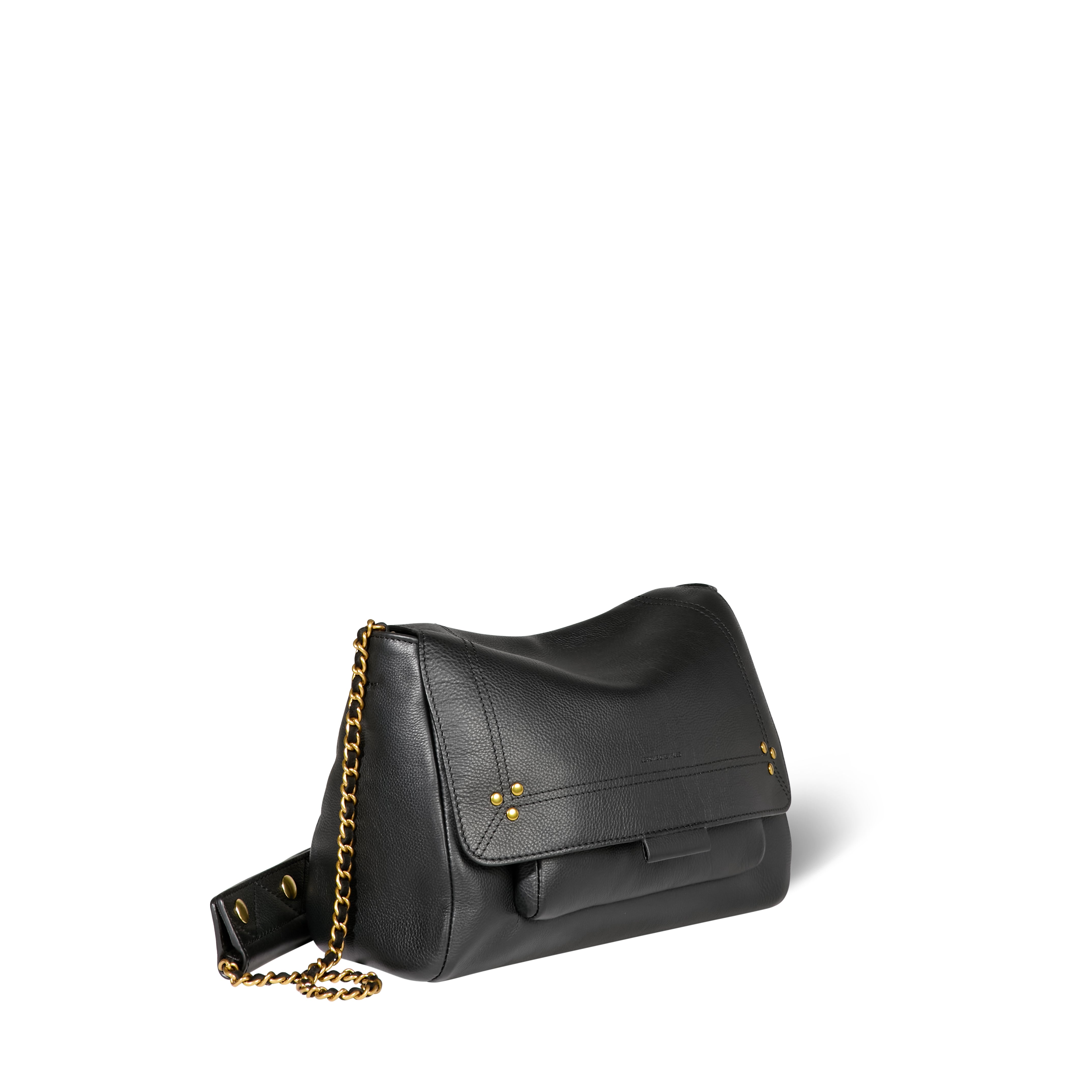 Lulu M Noir Brass Calfskin – Jérôme Dreyfuss
