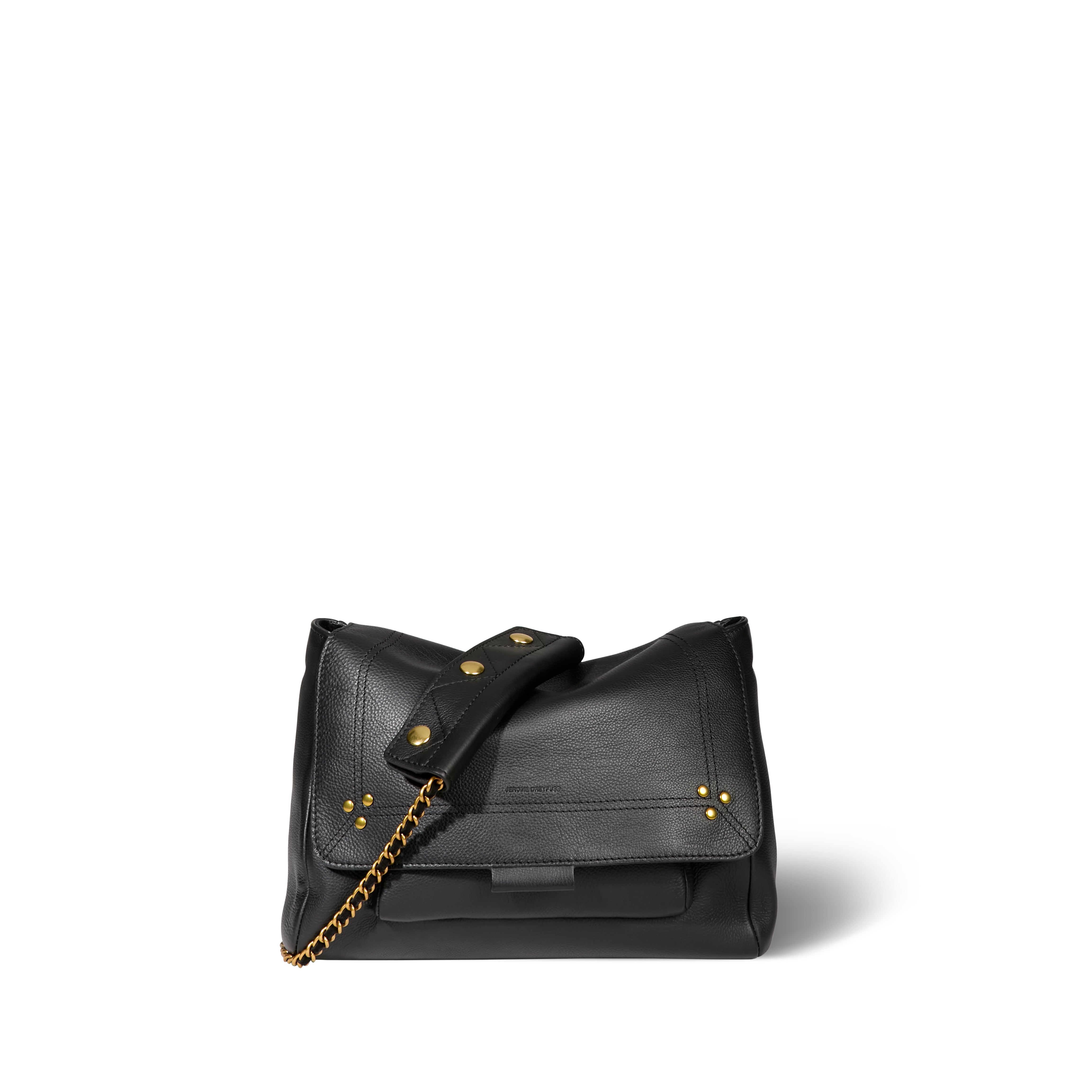 Lulu M Noir Brass Calfskin – Jérôme Dreyfuss