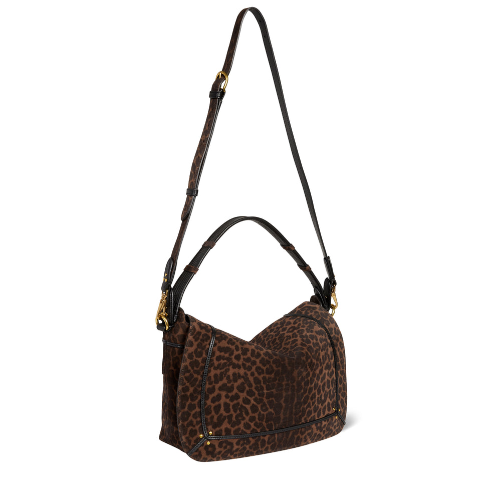Pepito L Bag Imprimé Léopard Naturel Split Suede – Jérôme Dreyfuss